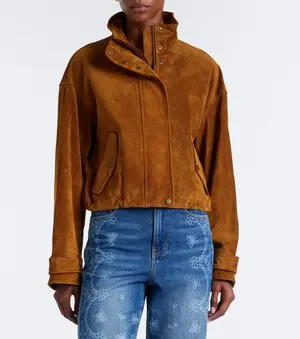 Veronica Beard Bateman Suede Jacket