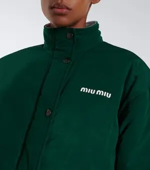 Miu Miu Logo Technical Jacket