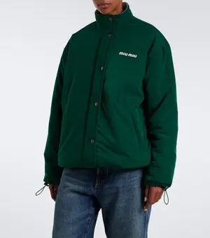 Miu Miu Logo Technical Jacket