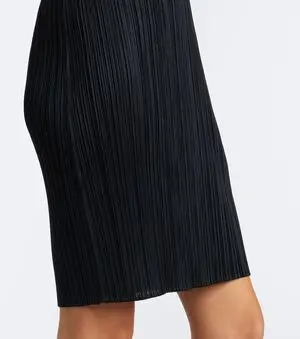 Issey Miyake Basics Pleated Minidress