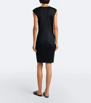 Issey Miyake Basics Pleated Minidress