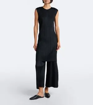 Issey Miyake Basics Pleated Minidress
