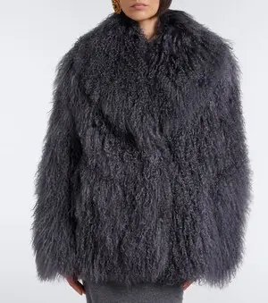 YVES SALOMON Oversized Shearling Jacket
