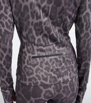 Adidas By Stella McCartney Truepurpose Leopard-print Technical Jacket