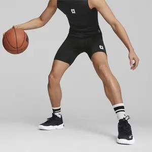 PUMA Hoops Baselayer Basketball Shorts - Black