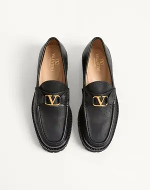 Valentino Garavani Vlogo Signature Buffalo Loafers