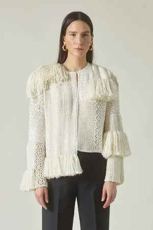 HEIRLOME Quinn Jacket - Ivory/cream