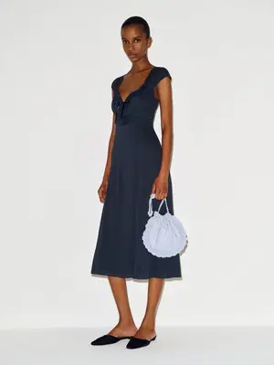 REFORMATION Azelie Dress Lace - Blue