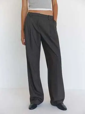 REFORMATION Frances Low Rise Relaxed Long Pant