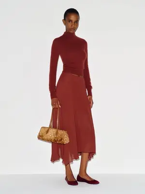 REFORMATION Mccall Skirt - Red
