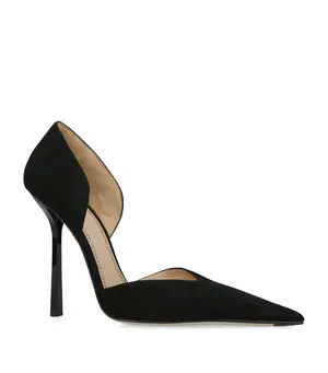 Victoria Beckham Suede Angle D'orsay Pumps 115