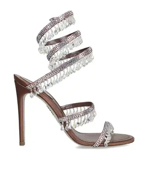 Rene Caovilla Embellished Chandelier Sandals 105