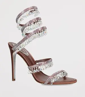 Rene Caovilla Embellished Chandelier Sandals 105