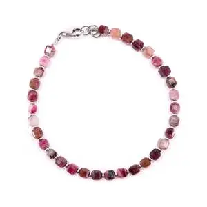 MINERALGEMS ✩ STUDIO Tourmaline And Silver Bracelet - Pink