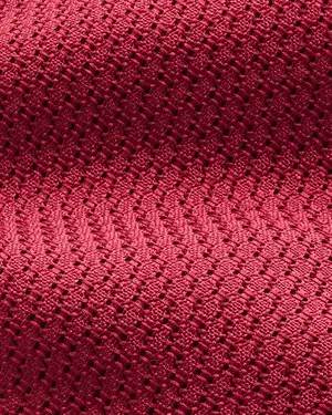Quince 100% Silk Grenadine Tie - Salsa
