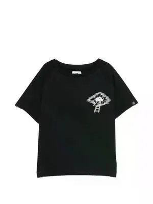 AGNES B. Starry Cloud T-shirt - Black