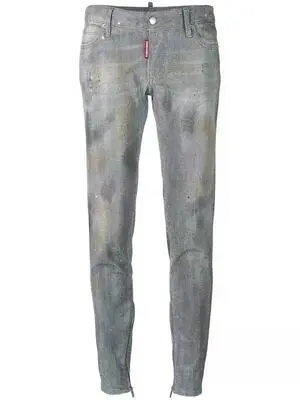 Dsquared2 Skinny Studded Jeans - Grey