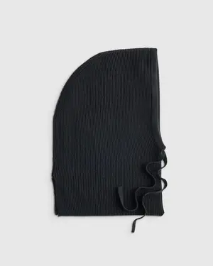 Quince 100% Merino Wool Balaclava - Black