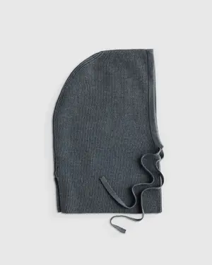 Quince 100% Merino Wool Balaclava - Charcoal