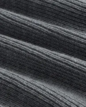 Quince 100% Merino Wool Large Triangle Scarf - Charcoal