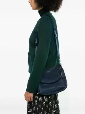 AGNES B. Origami Shoulder Bag - Blue