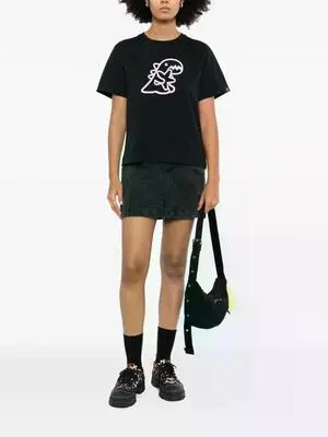 AGNES B. Hugging Star Dino T-shirt - Black