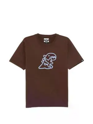 AGNES B. Hugging Star Dino T-shirt - Brown