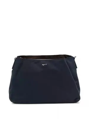 AGNES B. Origami Shoulder Bag - Blue