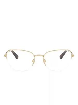 SWAROVSKI Cat Eye-frame Glasses - Gold