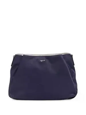 AGNES B. Origami Shoulder Bag - Black
