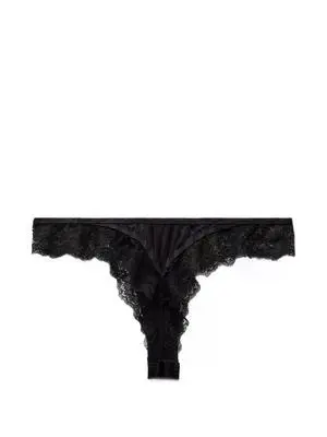 Versace Lace-trim Jacquard Silk Slip
