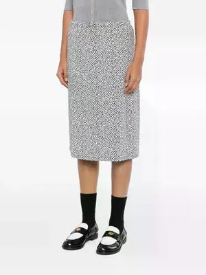 AGNES B. Sharon Skirt - White