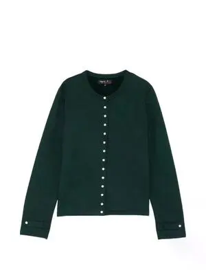 AGNES B. Rosan Cardigan - Green