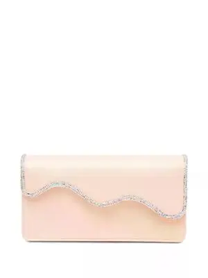 Rene Caovilla Onda Clutch Bag With Crystal Embellishments