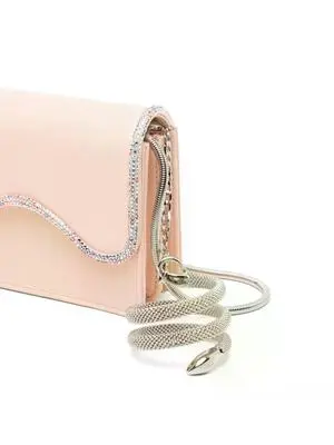 Rene Caovilla Onda Clutch Bag With Crystal Embellishments