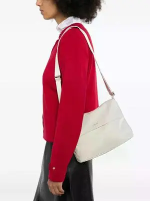 AGNES B. Logo-print Shoulder Bag - Neutrals