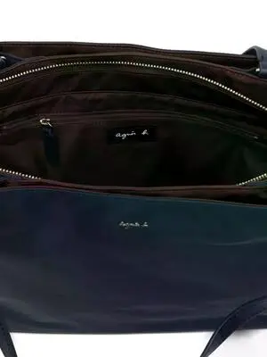 AGNES B. Origami Tote Bag - Blue