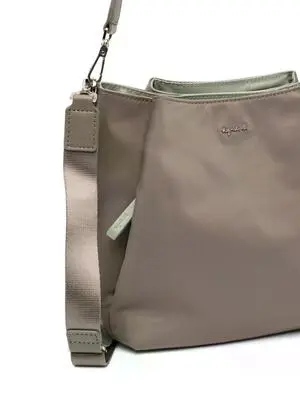 AGNES B. Origami Shoulder Bag - Brown
