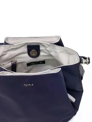 AGNES B. Origami Tote Bag - Purple