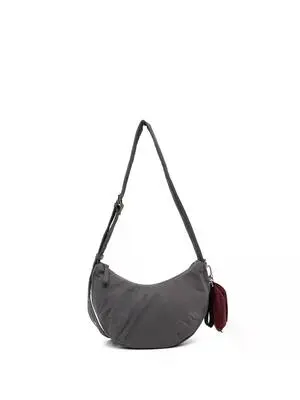 AGNES B. Jade Ruched Shoulder Bag - Grey