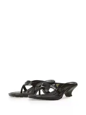 Melissa Layla Crossover-strap Thong Sandals - Black