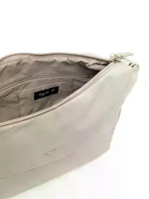 AGNES B. Logo Print Shoulder Bag