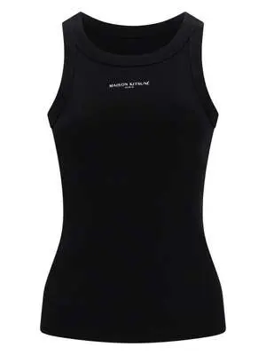 Maison Kitsuné Organic Cotton Top Collection - Black