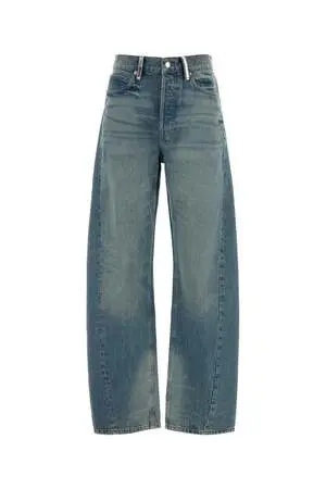 Alexander Wang Wide-leg Denim Jeans - Blue