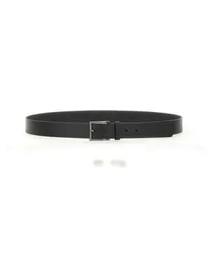 Hugo Logo Belt For - Black