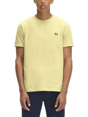 Fred Perry Fred Perry Ringer T-Shirt Yellow