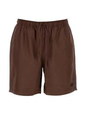 Fred Perry Recycled Fabric Swimsuit - Brown