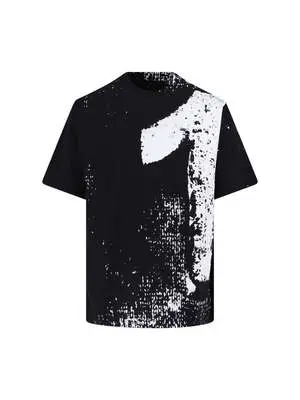 MAISON MARGIELA Maison Margiela Graphic Cotton T-Shirt Black