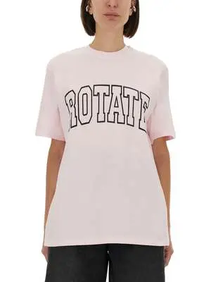 Rotate By Birger Christensen Off The Shoulder T-shirts For Women