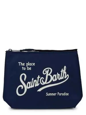 MC2 SAINT BARTH Mini Clutch In Sbr & Polyester - Blue